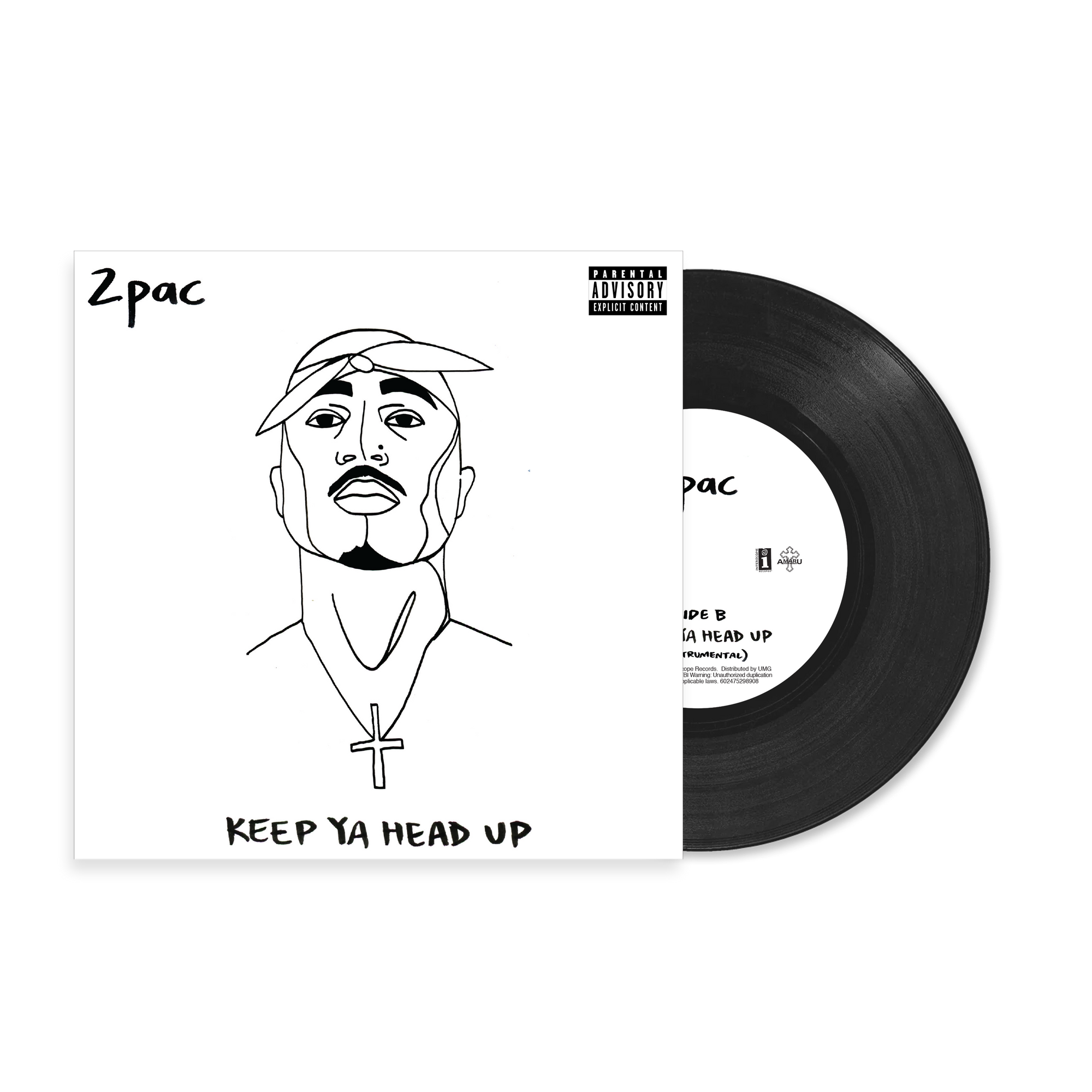 2Pac - Keep Ya Head Up 7" Vinyl - Interscope Records