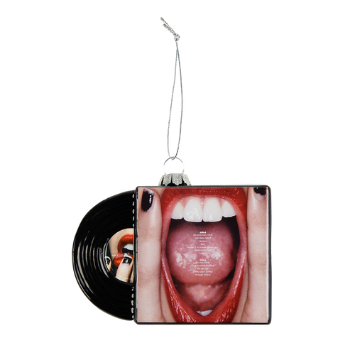 GUTS Vinyl - Glass Holiday Ornament - Interscope Records