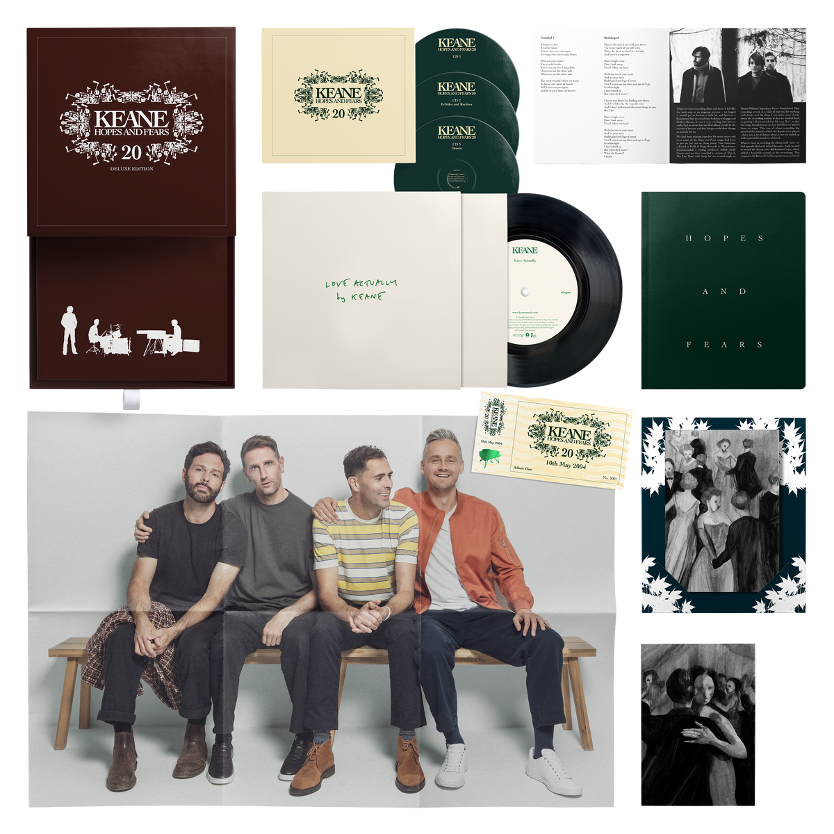 Hopes And Fears 20 Super Deluxe Limited Edition 3CD + 7" - Interscope ...