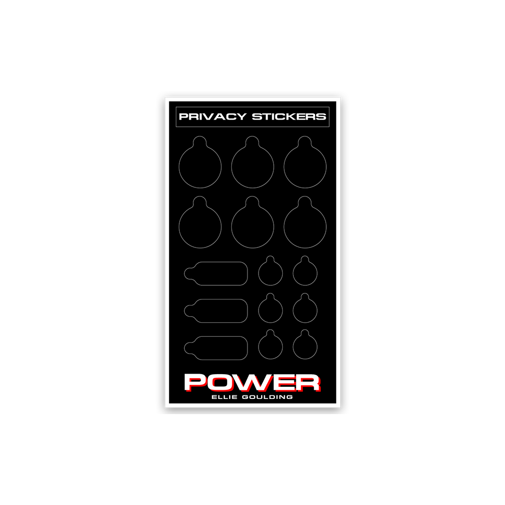Power Privacy Stickers - Interscope Records