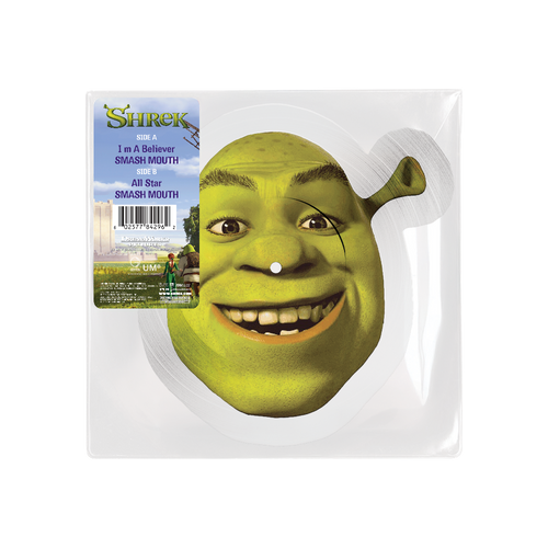 I'm A Believer / All Star Shrek Die Cut 7" Vinyl - Interscope Records