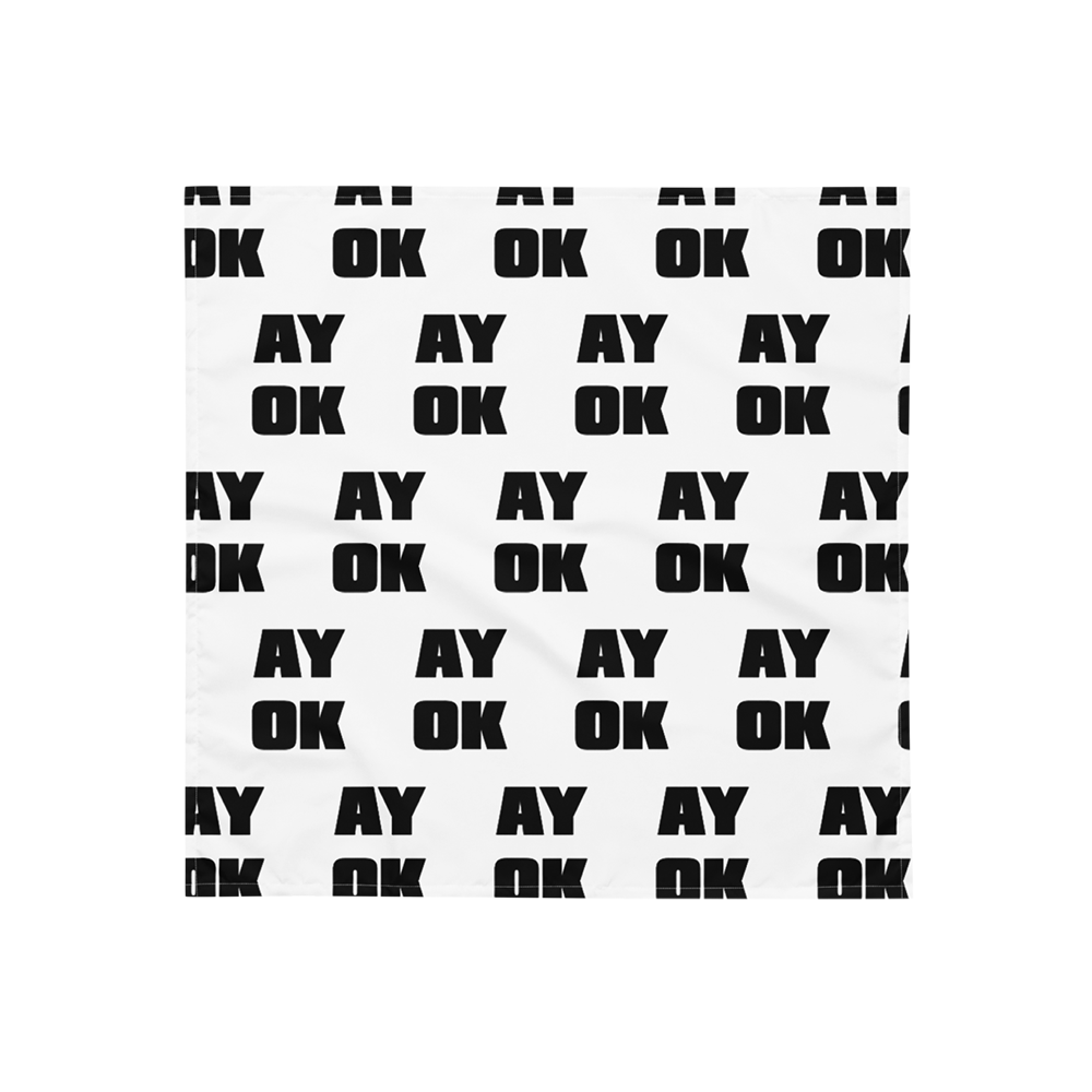 "AY OK" Bandana - Interscope Records