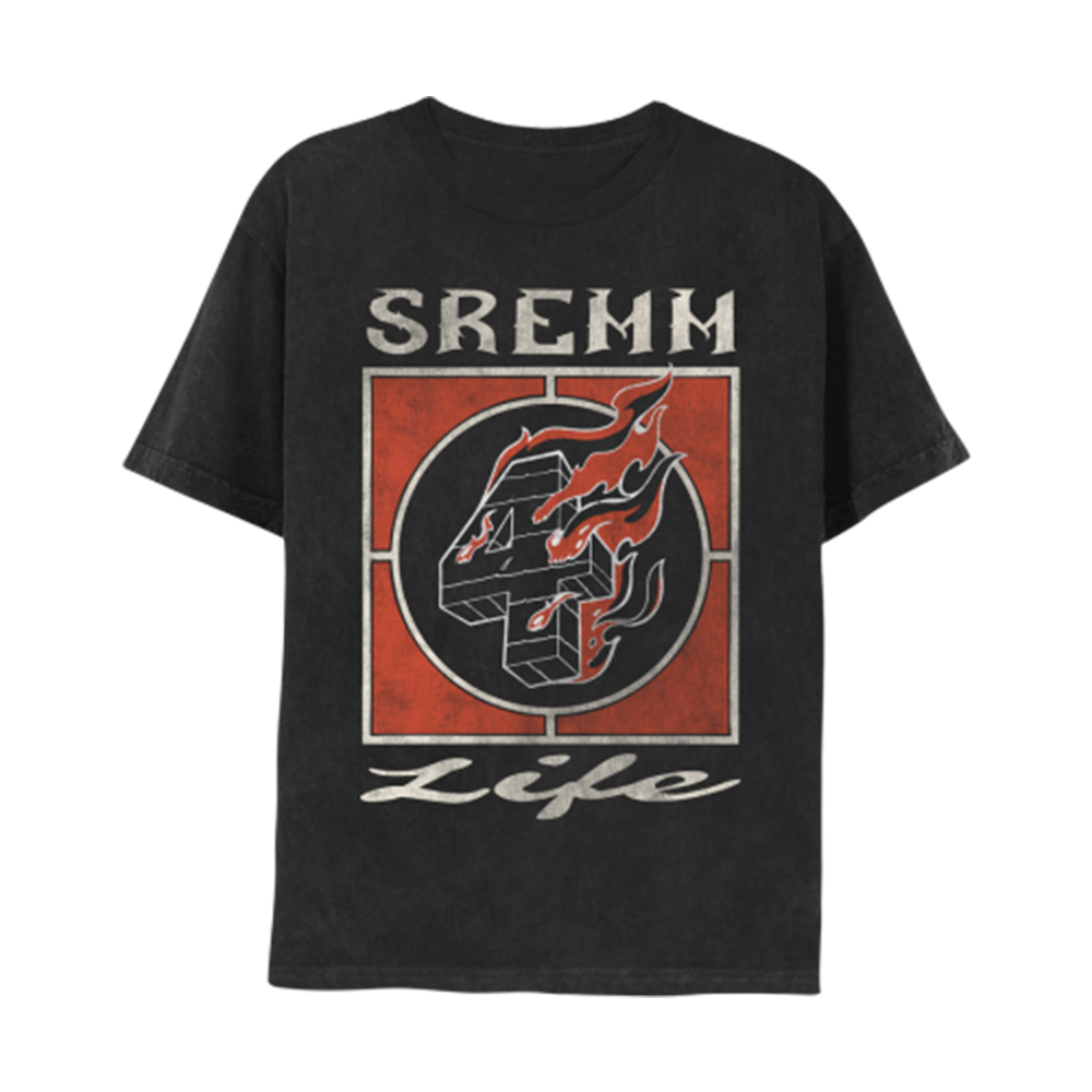 Black Sremm 4 Life T-Shirt - Interscope Records