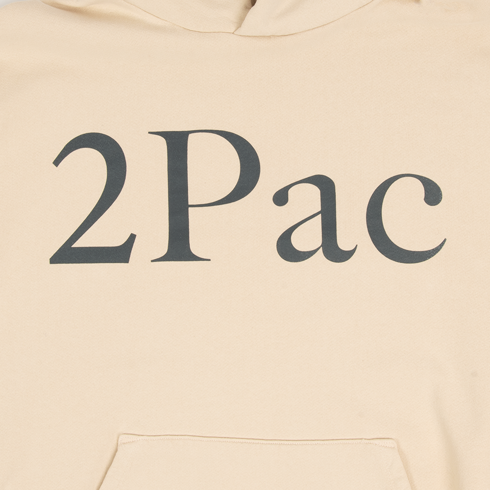 2Pac - Fragment x 2Pac Light Khaki Hoodie - Interscope Records 2Pac - Fragment x 2Pac Light Khaki Hoodie - Interscope Records