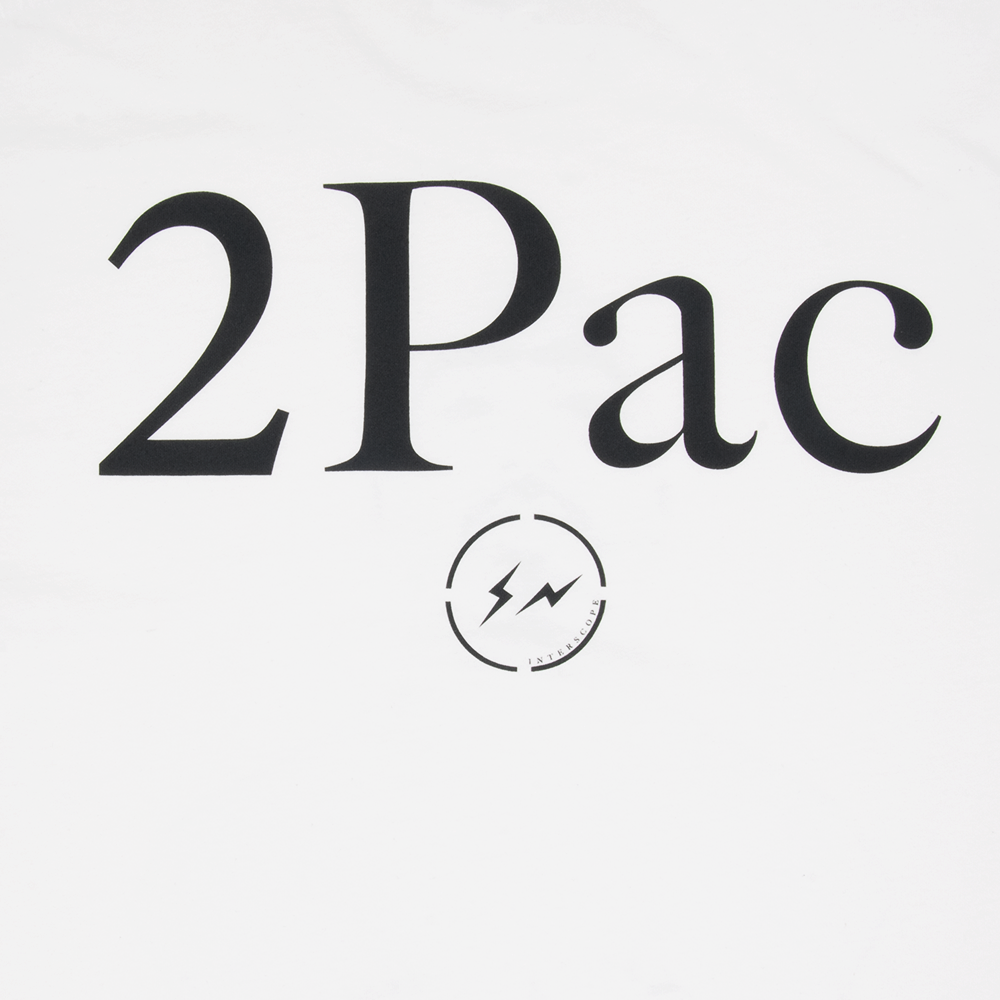 2Pac - Fragment x 2Pac White T-Shirt - Interscope Records 2Pac - Fragment x 2Pac White T-Shirt - Interscope Records