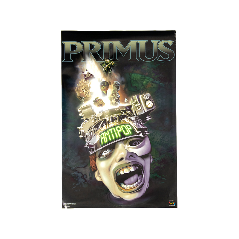 Primus Vintage Poster - Interscope Records